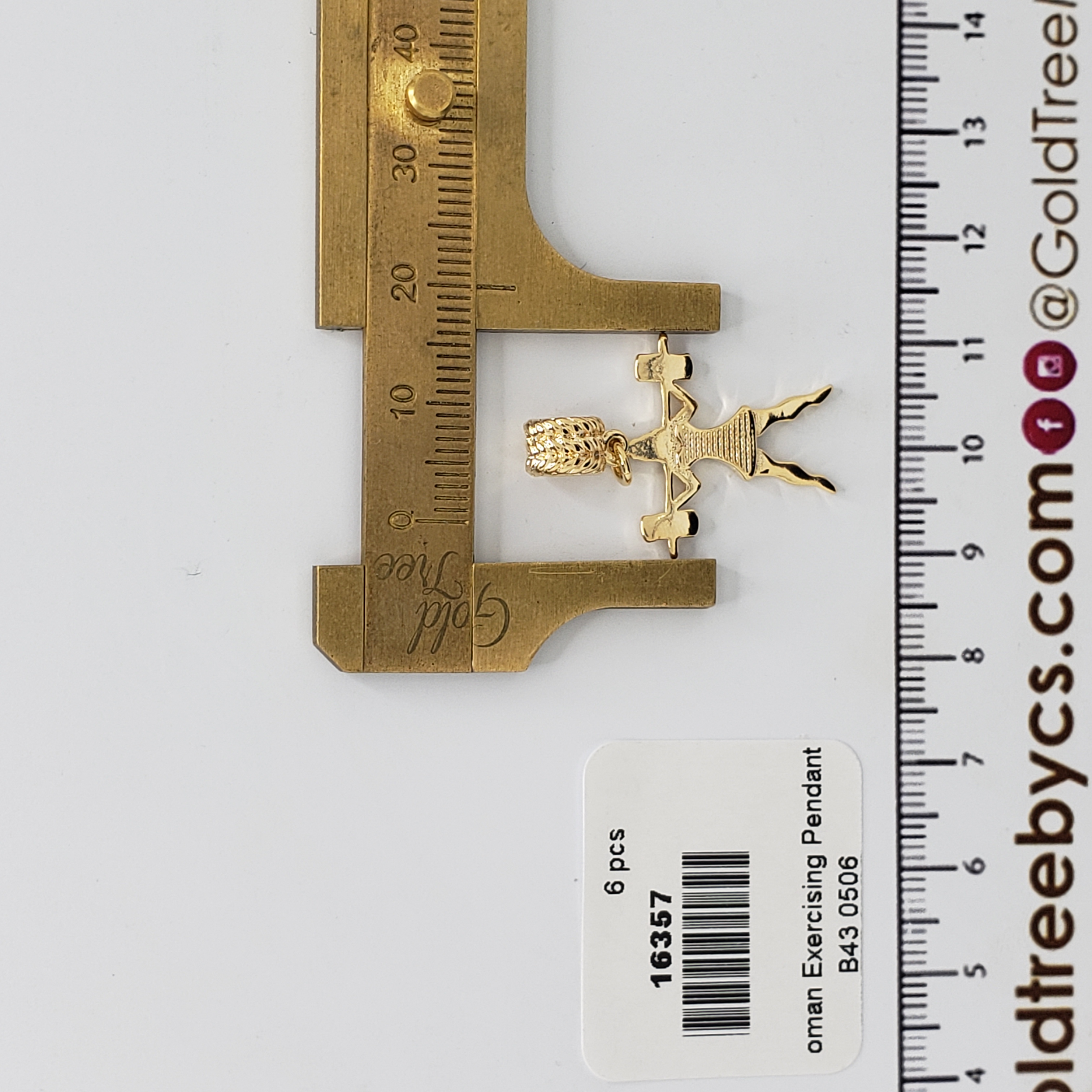 Woman Exercising Pendant